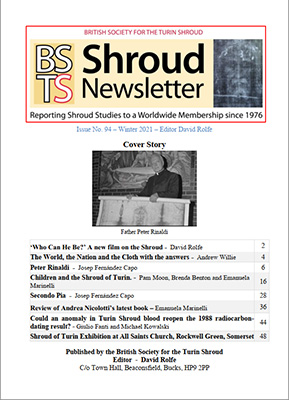 British Society for the Turin Shroud - BSTS Newsletter and Monograph ...