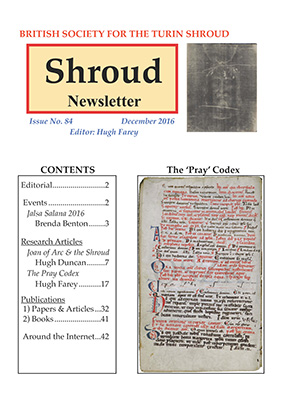 British Society for the Turin Shroud - BSTS Newsletter and Monograph ...